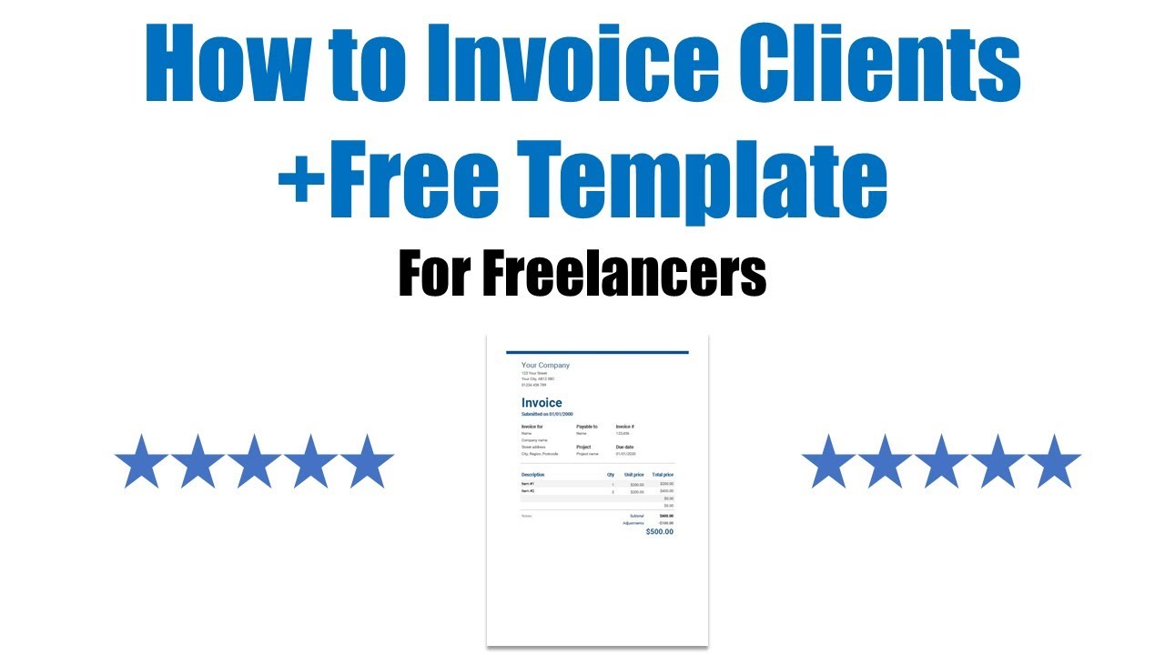 Freelancing Invoice Template (Free Download)