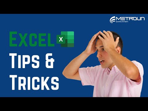 Excel Tips & Tricks Every Quantity Surveyor Needs To Know
