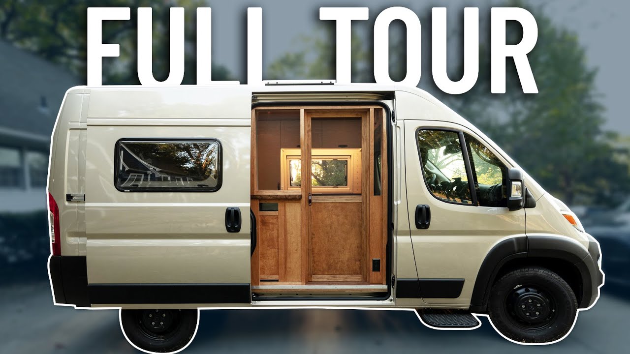 This Camper Van Has a Unique, Home-Like Entrance and Space-Efficient ...