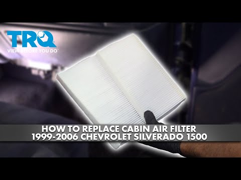 How to Replace Cabin Air Filter 1999-2006 Chevrolet Silverado 1500