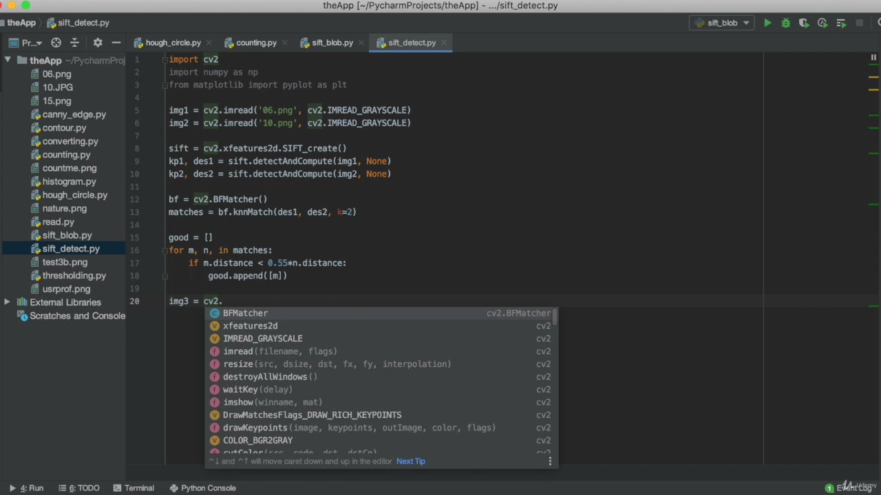 007 Keypoints matching   SIFT