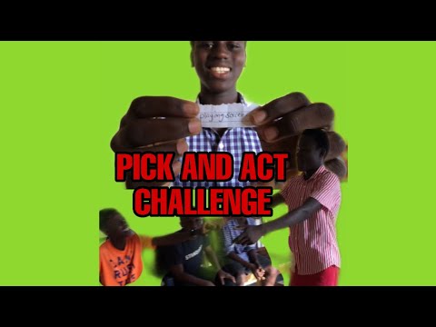 PICK AND ACT CHALLENGE😂❤️