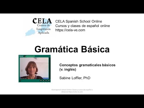 Spanish Grammar Basic Concepts for easier und faster SpanishLearning