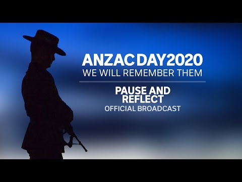 Pause and reflect - Anzac Day 2020 | official broadcast | LIVE STREAM | ABC Australia