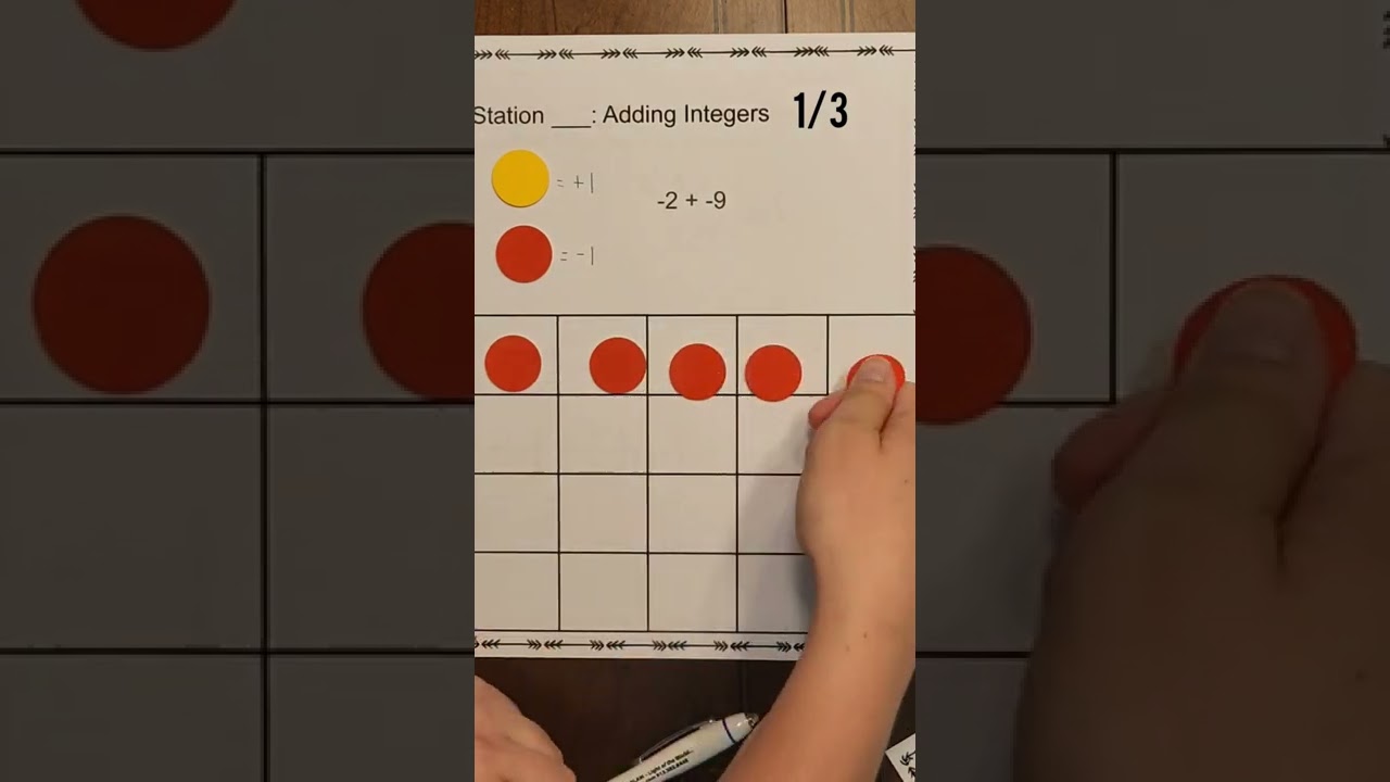 Adding Integers 1/3