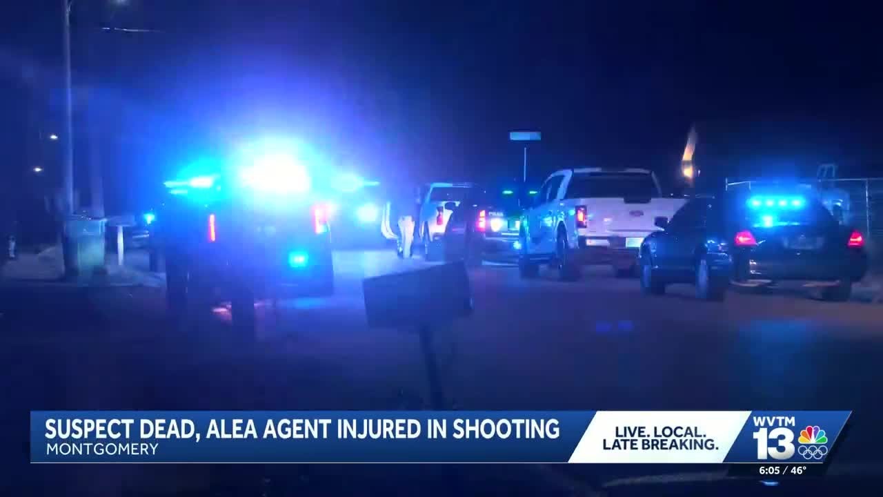 Suspect dead, ALEA agent injured in shooting