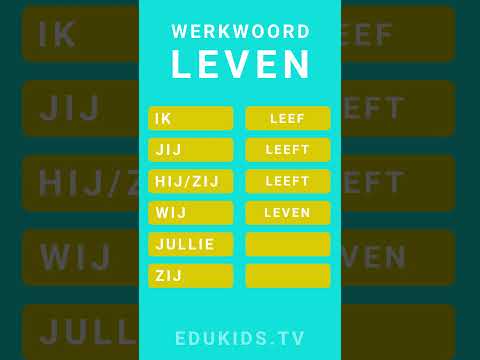 Vervoeging van het Werkwoord Leven | Werkwoord : Leven