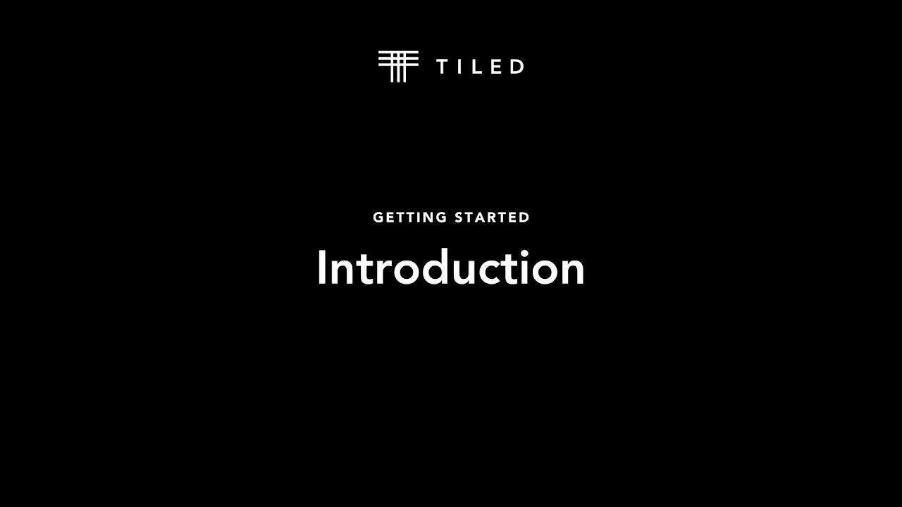 Getting Started with Tiled: Intro to Training