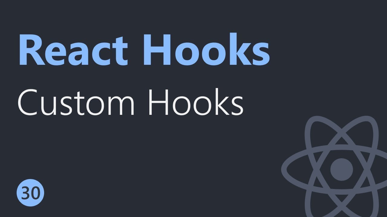 React Hooks Tutorial 30 | Custom Hooks | English