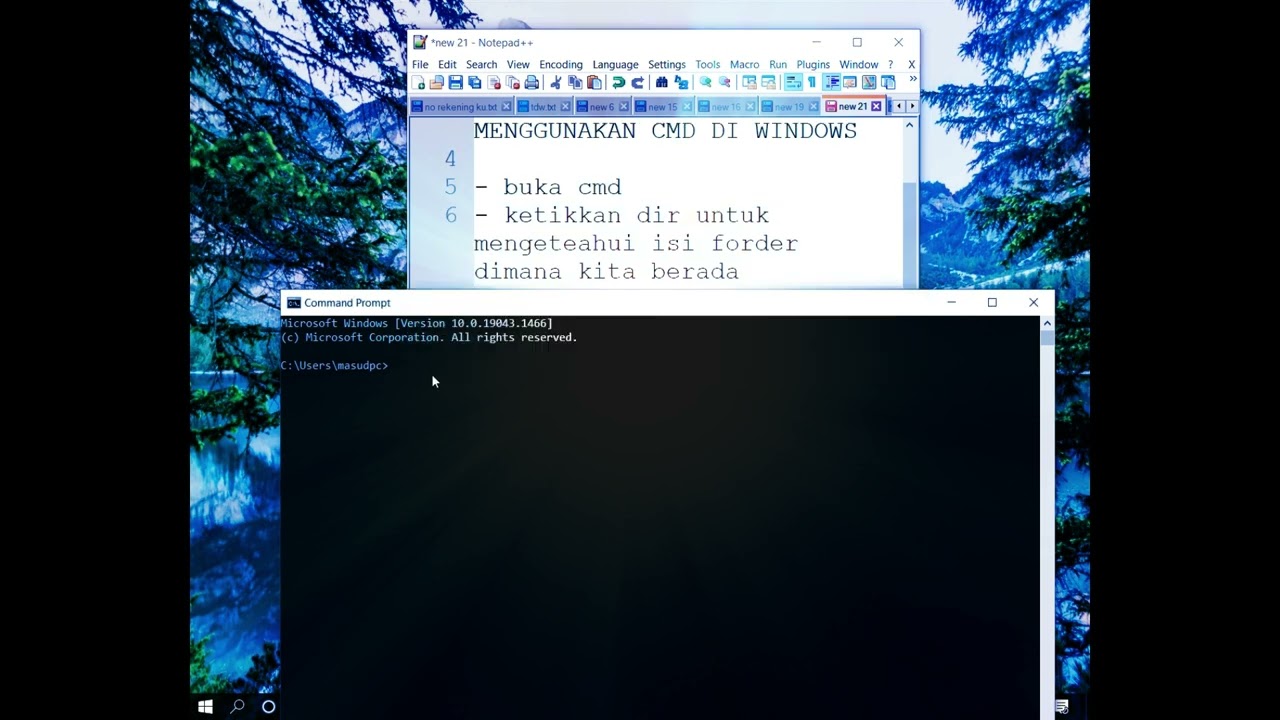 CARA MELIHAT ISI FOLDER DENGAN CMD WINDOWS
