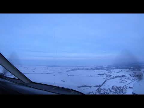 Approach to Davenport IA for a $300.00 Hot Dog