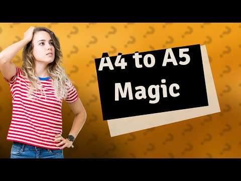 What is half a side of A4?