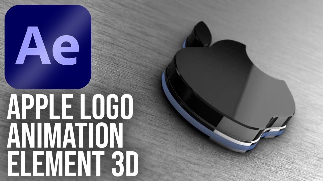 Apple Logo Animation in Element 3d - After Effects Tutorial.