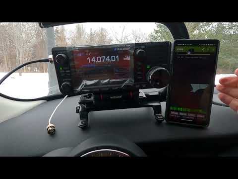 FT8 with the Icom 705 and the JNCRadio M-104 MultiBand Antenna | ve3ips