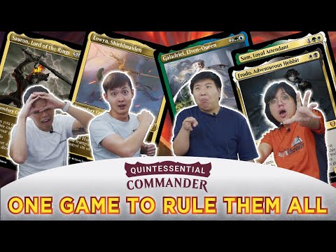 LORD OF THE RINGS PRECON BATTLE | MTG EDH Gameplay video