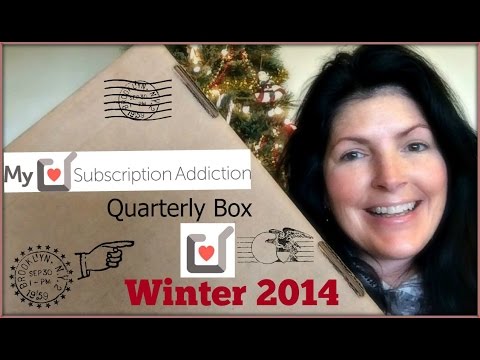 My Subscription Addiction MSA02 Quarterly Box December 2014