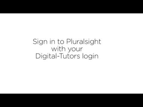 How to Sign in to Pluralsight with your DT login