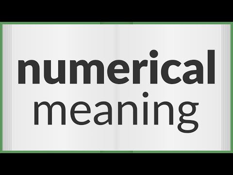 Numerical | meaning of Numerical