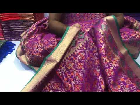 Beautiful patola silk saree ???? woven designer pallu #patola #heerfashion