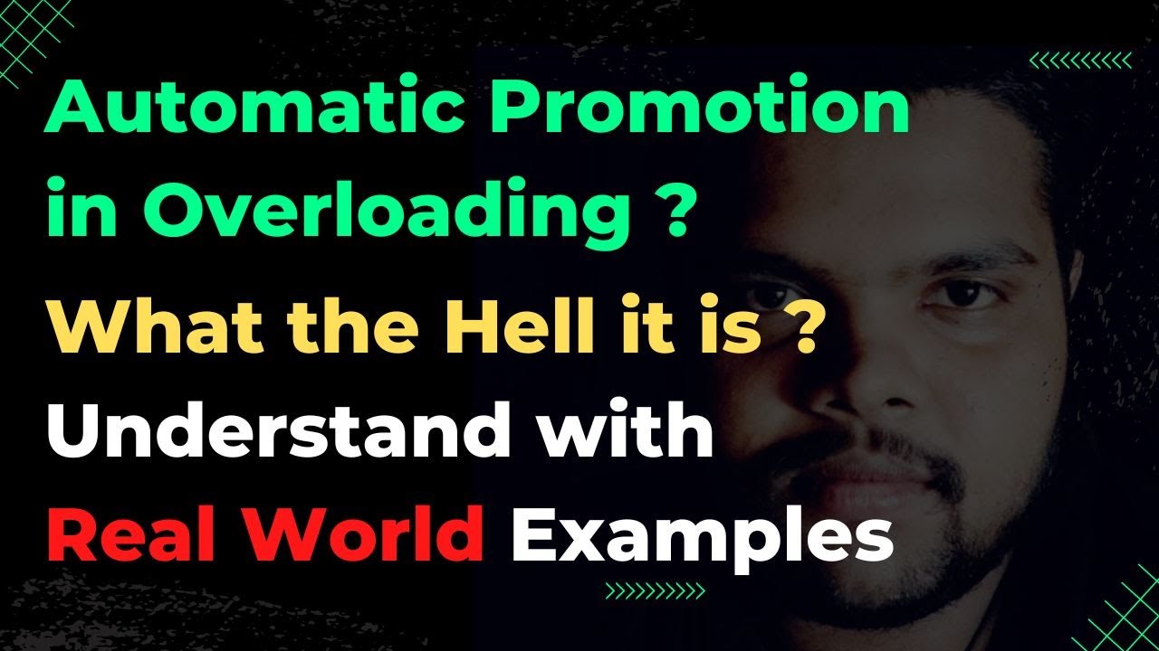 #19 Automatic Promotion in Overloading | Why do we need  | Overloading | OOPS #java #oops