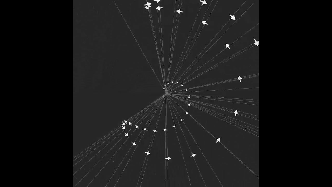 Rotateing Arrows. #openframeworks #programming #creativecoding