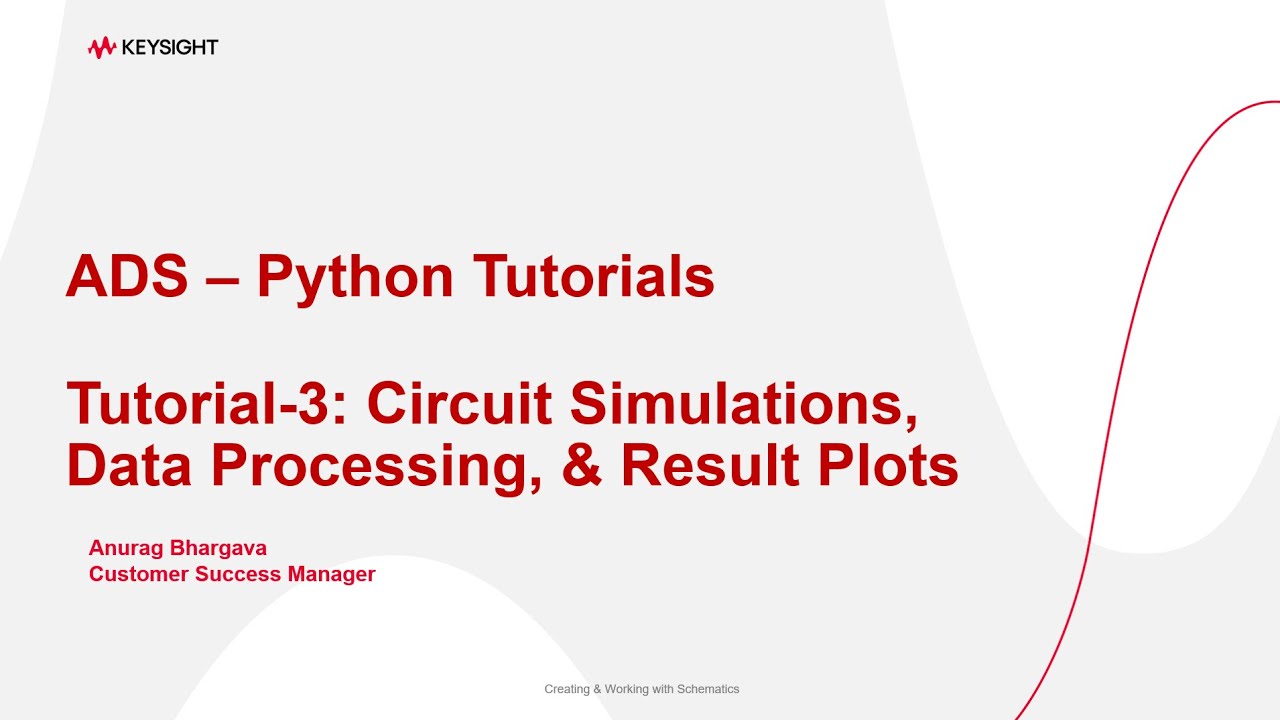 ADS Python Tutorial-3: Simulation, Data Processing and Result Plots
