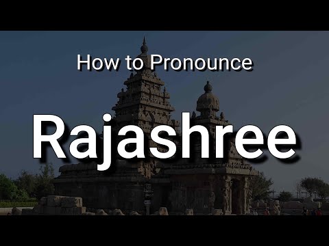 Rajashree - Pronunciation and Meaning