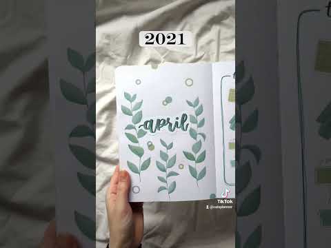 April Bullet Journal Covers Over The Years ????????