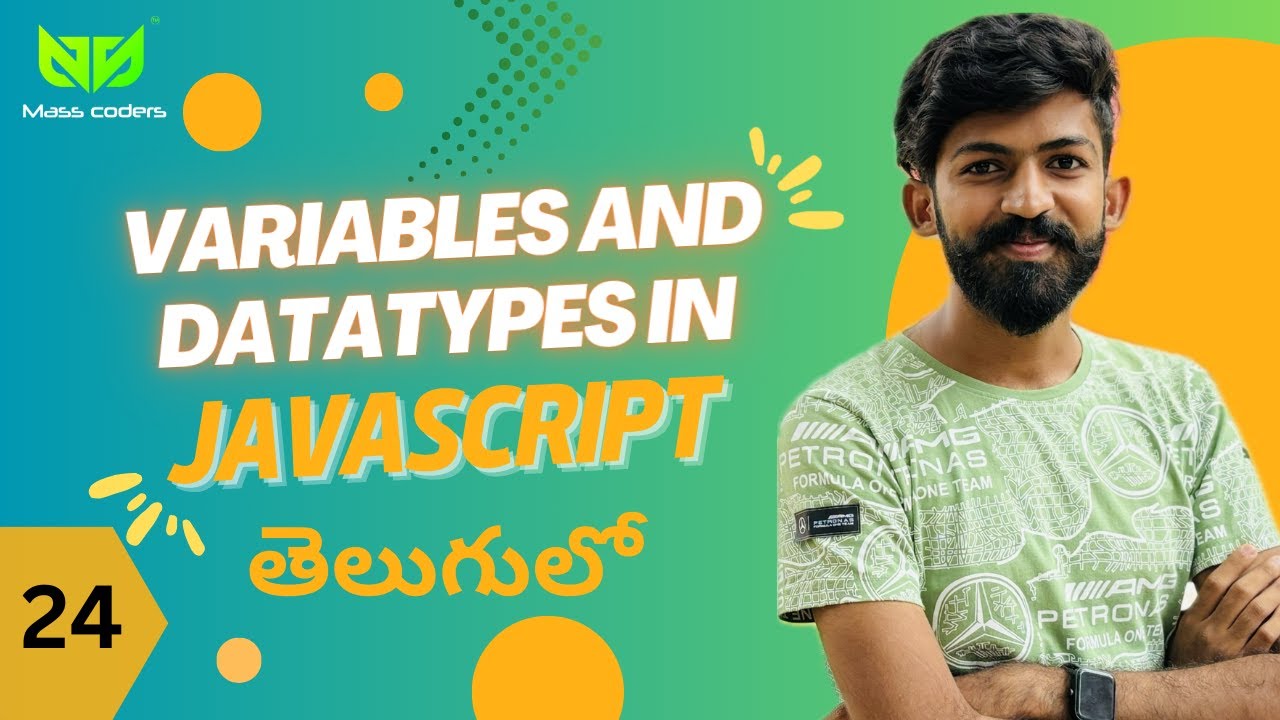 Variables and Data Types in JavaScript | MassCoders | Dodagatta Nihar