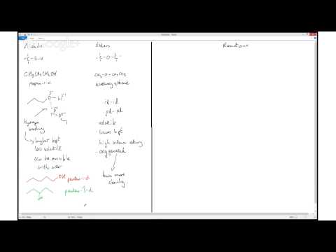 Alcohols and Ethers F331/2
