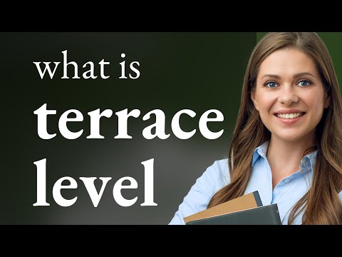 Understanding "Terrace Level" in English