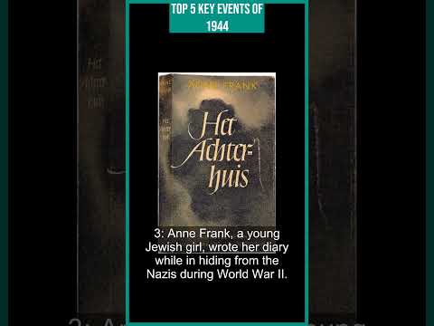 Top 5 Key Events of #1944 - #timeline #historytimeline #yearinreview