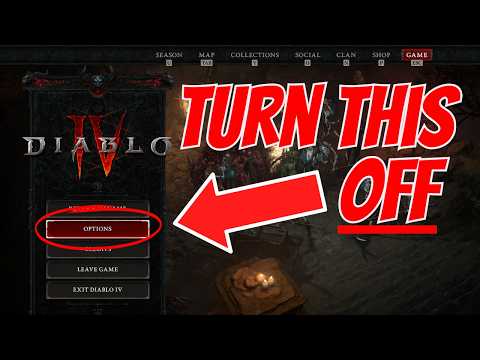 5 Diablo 4 Tips - Settings To Turn Off Now (PC & Console)