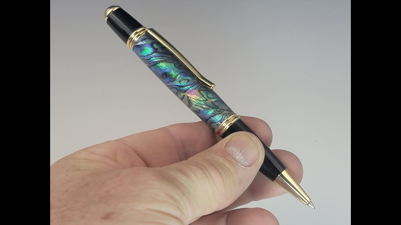 Flexible Paua Abalone shell with UV resin finish