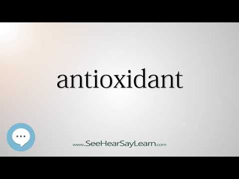 antioxidant (Every English Word Pronounced) πππ£οΈπβ
