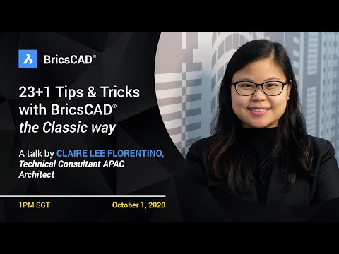 23+1 Tips & Tricks with BricsCAD the Classic way