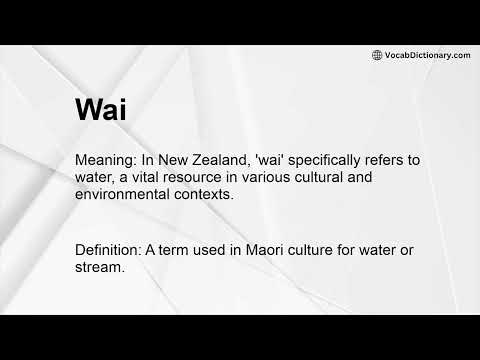 Wai Meaning