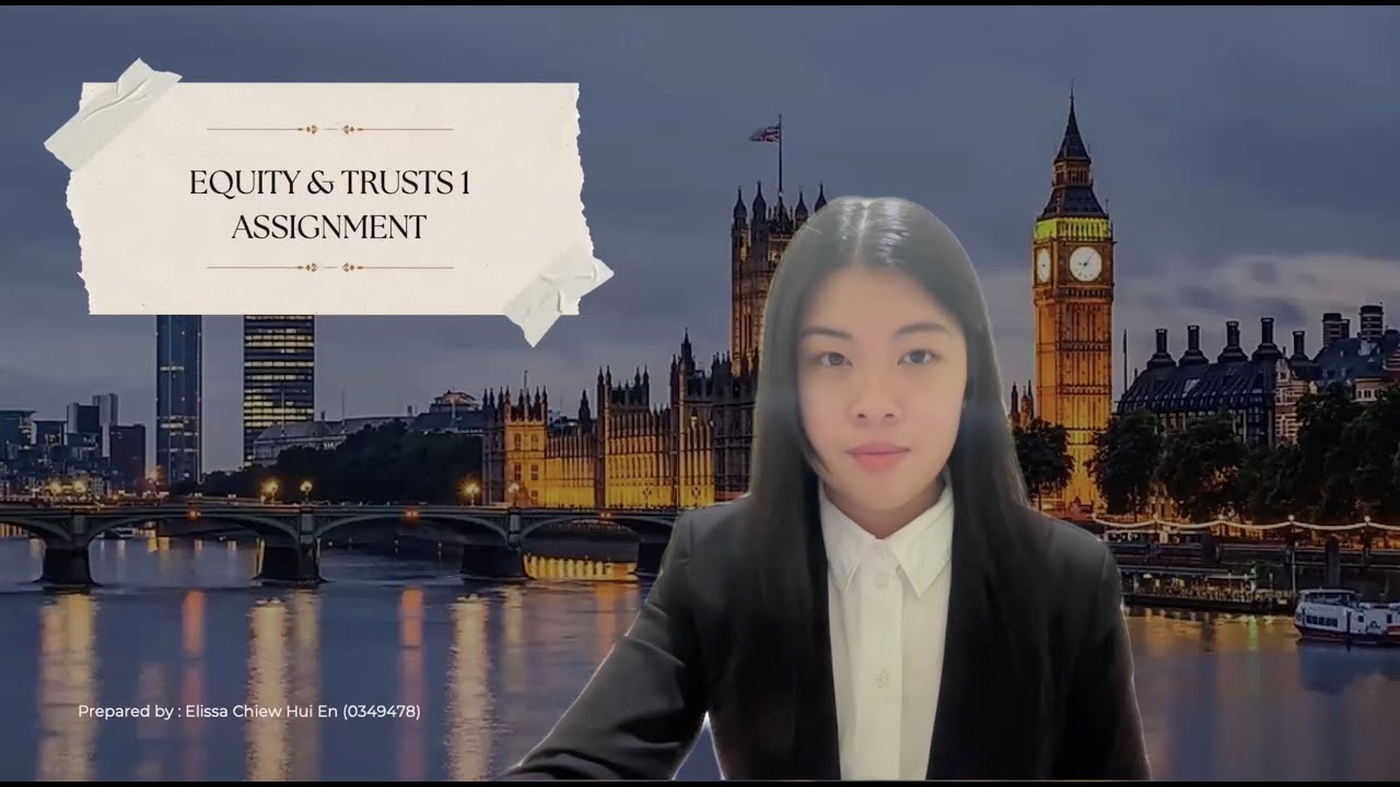 Equity & Trusts I Assignment