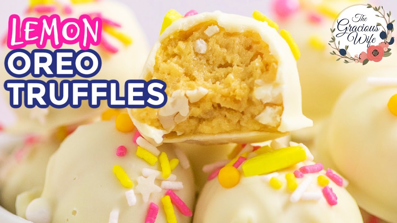 Lemon Oreo Truffles