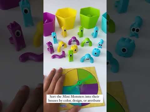 Grab That Monster Fine Motor Skills Game #finemotorskills #sortinggame #handeyecoordination
