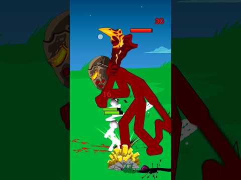 Summon Griffon vs V Elemental Boss fight | Stick War Legacy #viral #short