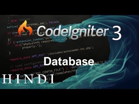 Learn Codeigniter 3 Tutorial 7 Database हिन्दी - Mind Luster