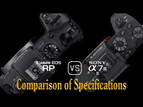 Canon EOS RP vs. Sony A7R II: A Comparison of Specifications