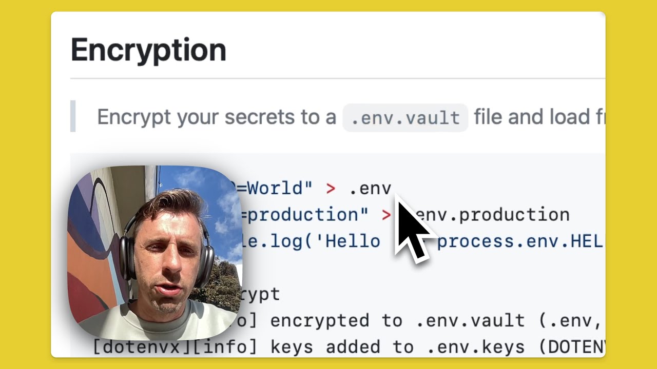 10x your .env security with encryption to .env.vault files