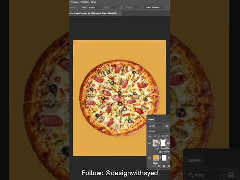 Pizza Poster Design in Photoshop 2023