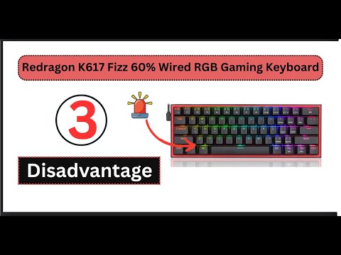 Redragon K617 Fizz 60% Wired RGB Gaming Keyboard Review | Watch Before Buy |