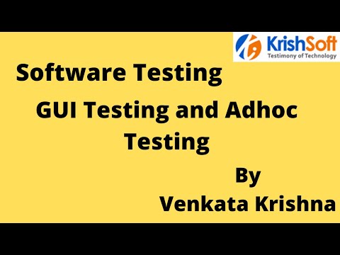 Manual Testing Tutorial 16 - GUI Testing and Adhoc Testing
