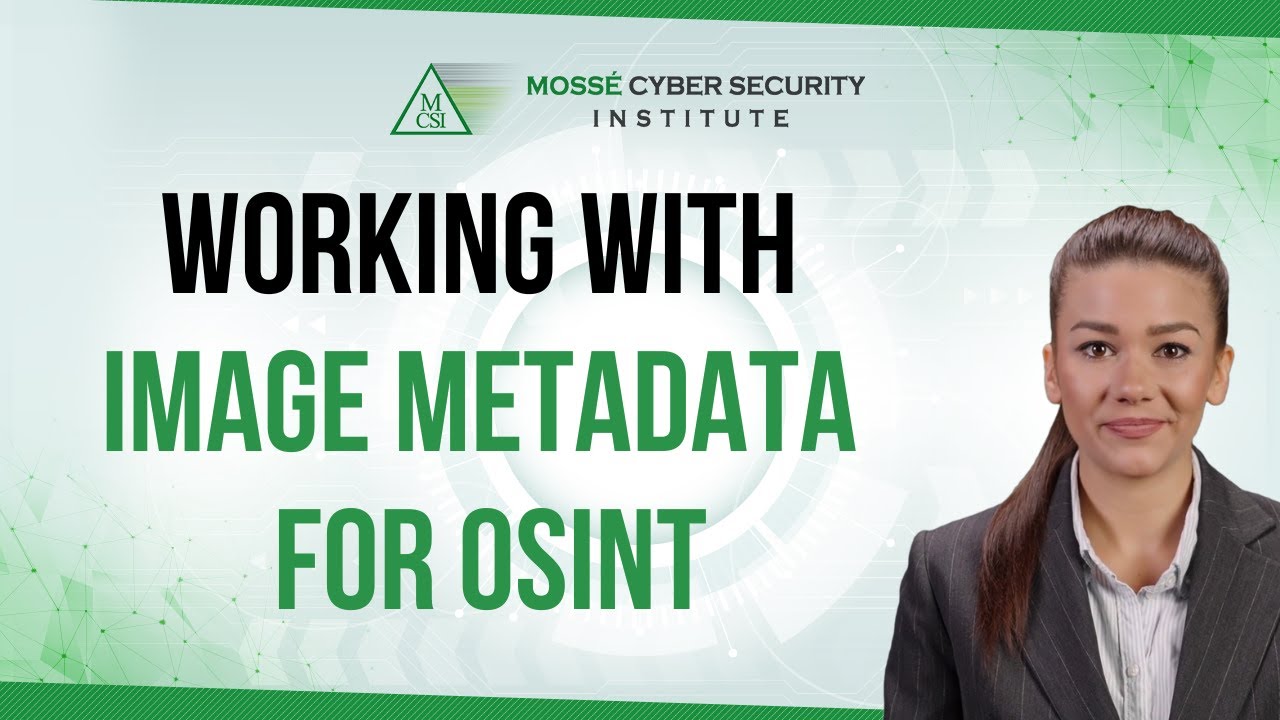 Working with Image Metadata for OSINT