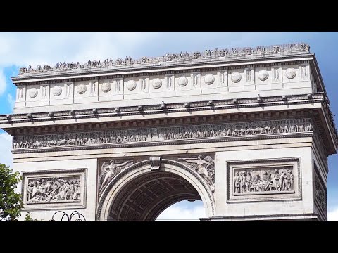 Triumphal Arch (Arc de Triomphe) in Paris, France