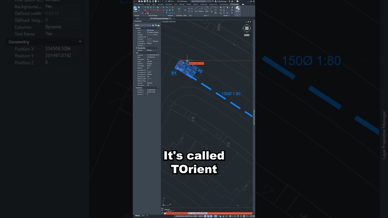 AutoCAD - Stop using Rotate for Text